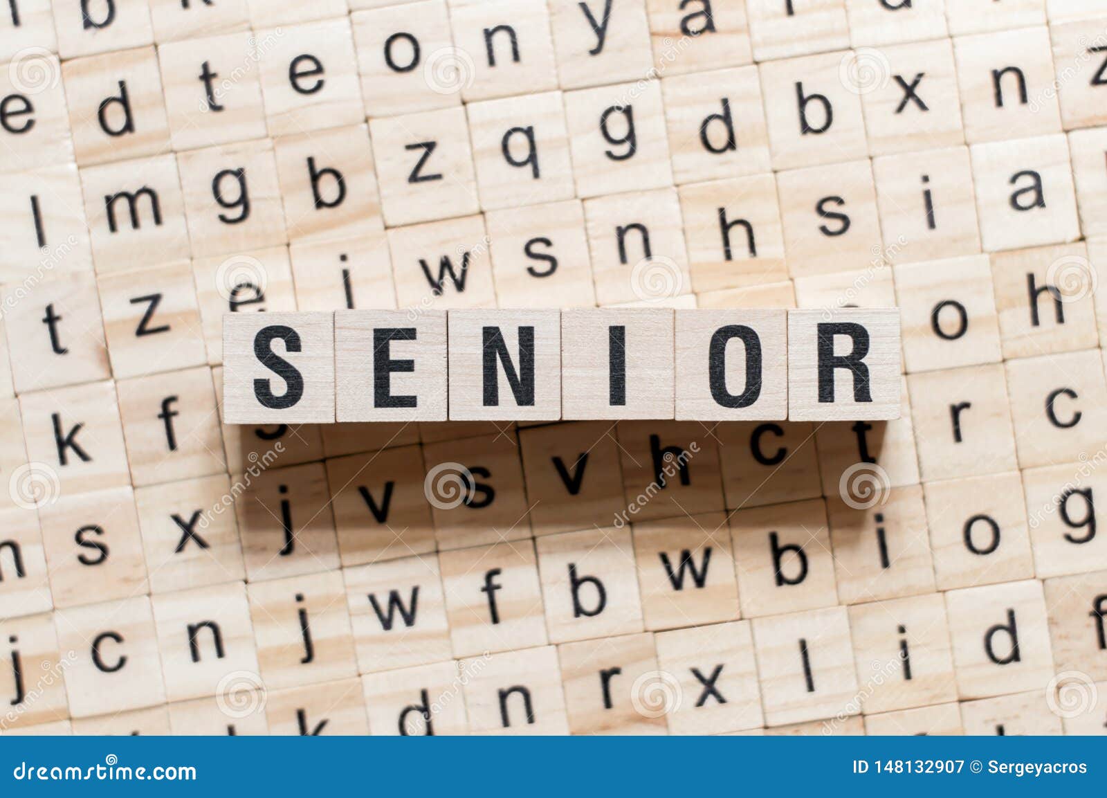 Senior Word Concept on Cubes Stock Image - Image of blocks, insurance ...