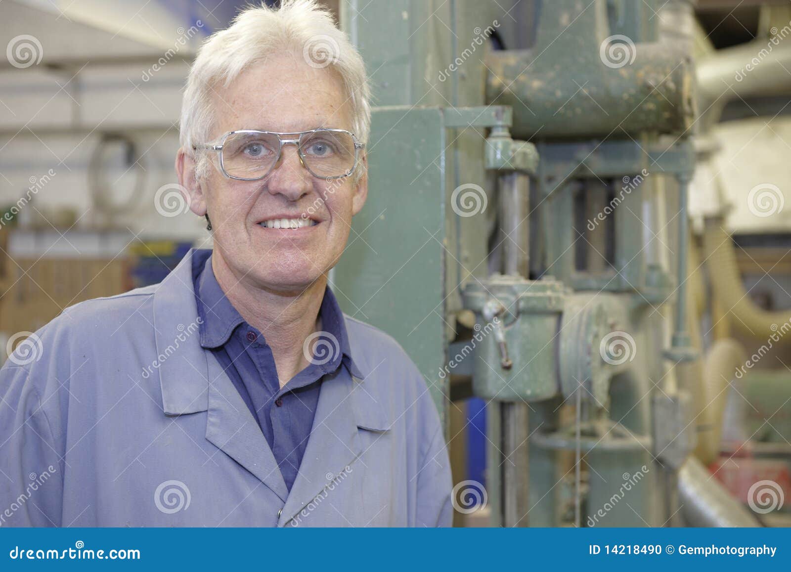 Senior worker stock photo. Image of career, employee - 14218490