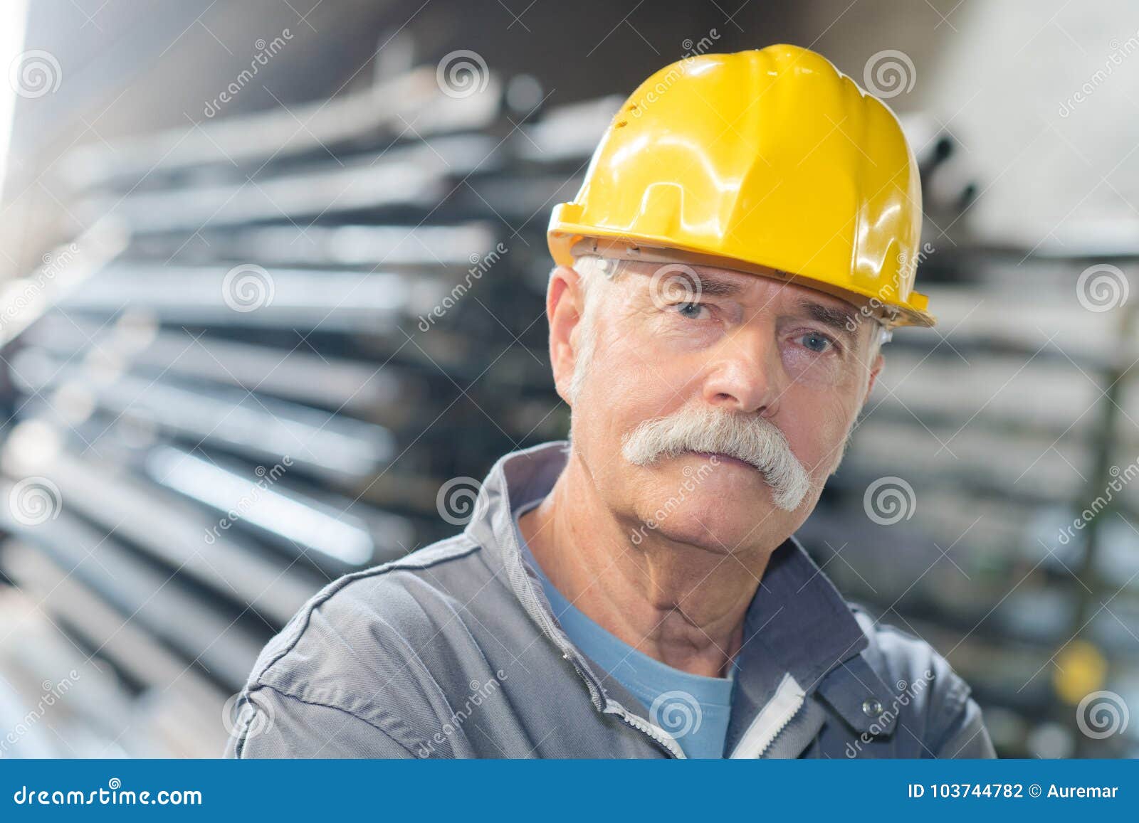 Senior worker at factory stock photo. Image of professional - 103744782