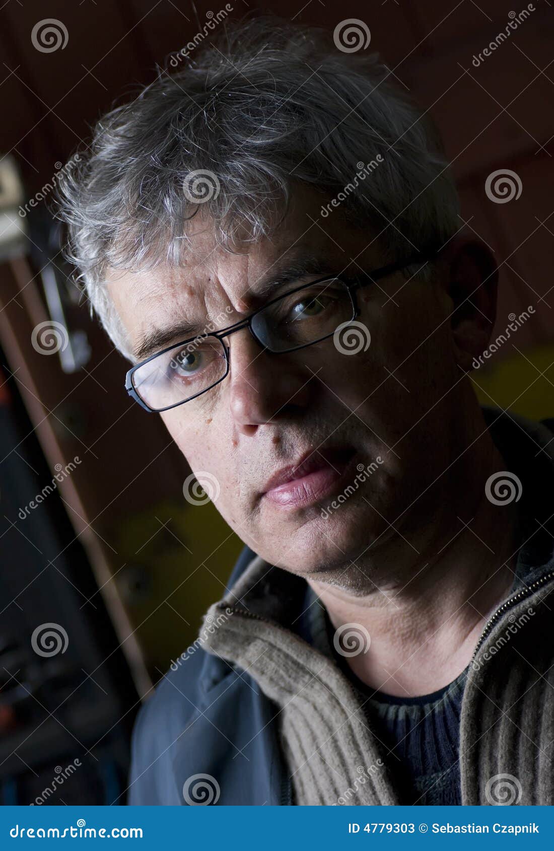Senior workman portrait stock image. Image of craft, middle - 4779303