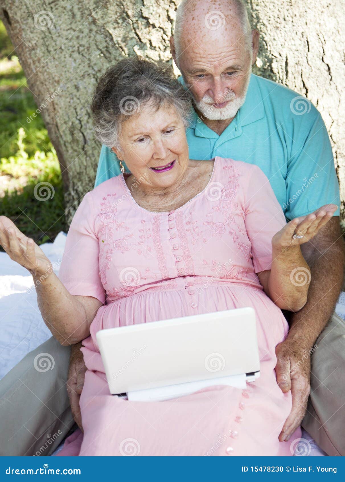 Seniors - Computer Frustration Stock Photo - Image of caucasian ...