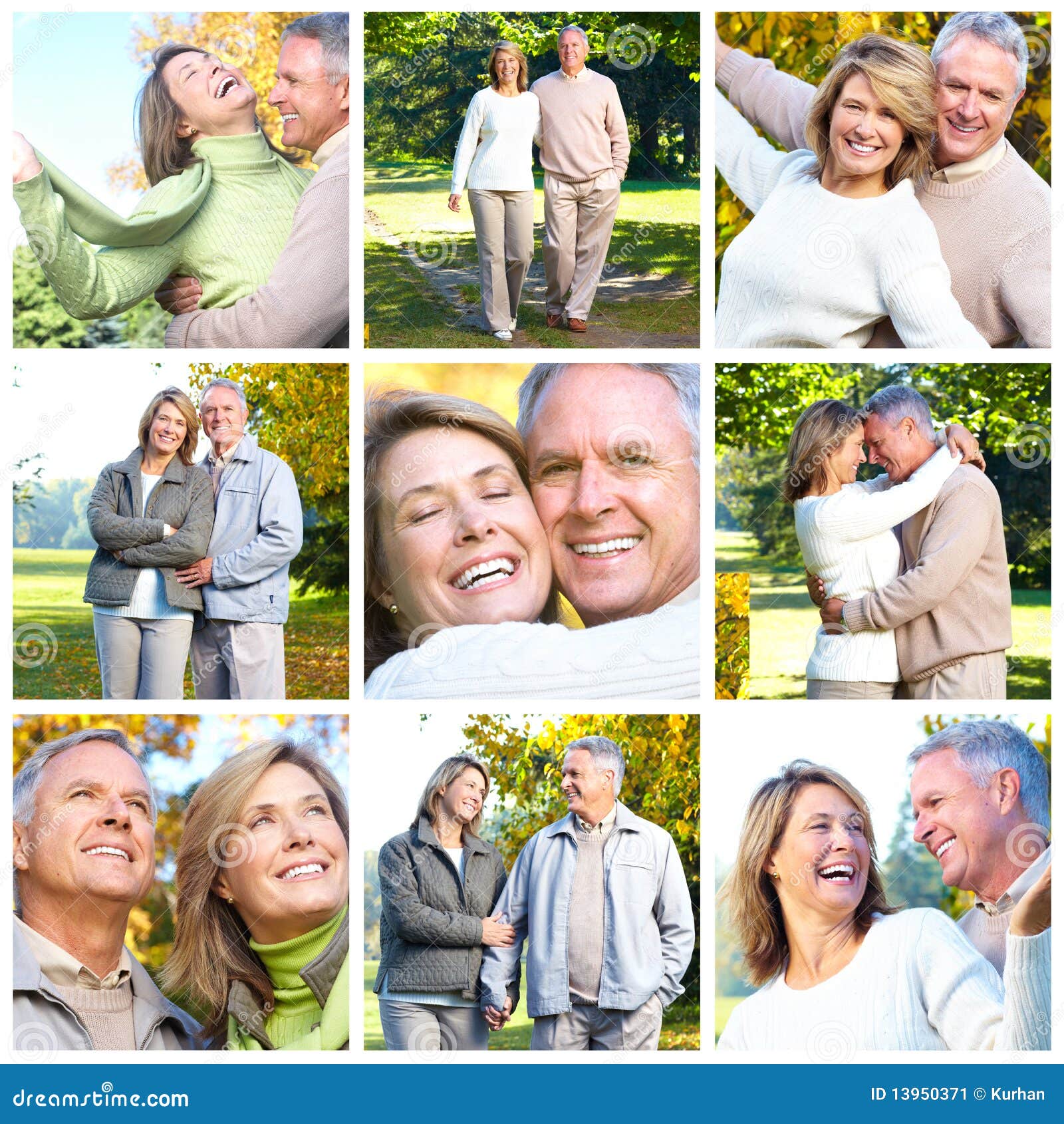 Seniors couple stock image. Image of maturity, outdoors - 13950371
