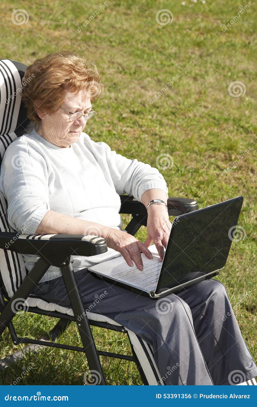 Seniors stock photo. Image of computers, communications - 53391356