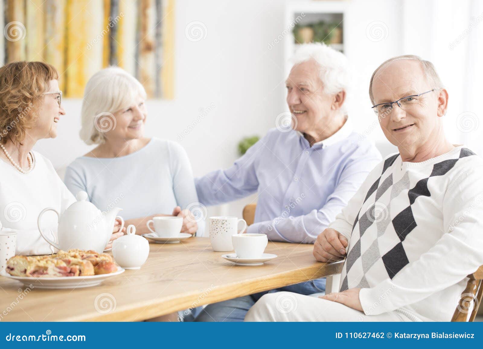 Seniors in nursing home stock photo. Image of seniors - 110627462