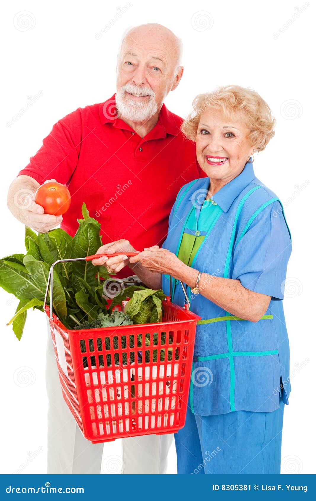 Seniors with Organic Produce Stock Image - Image of elderly, gray: 8305381