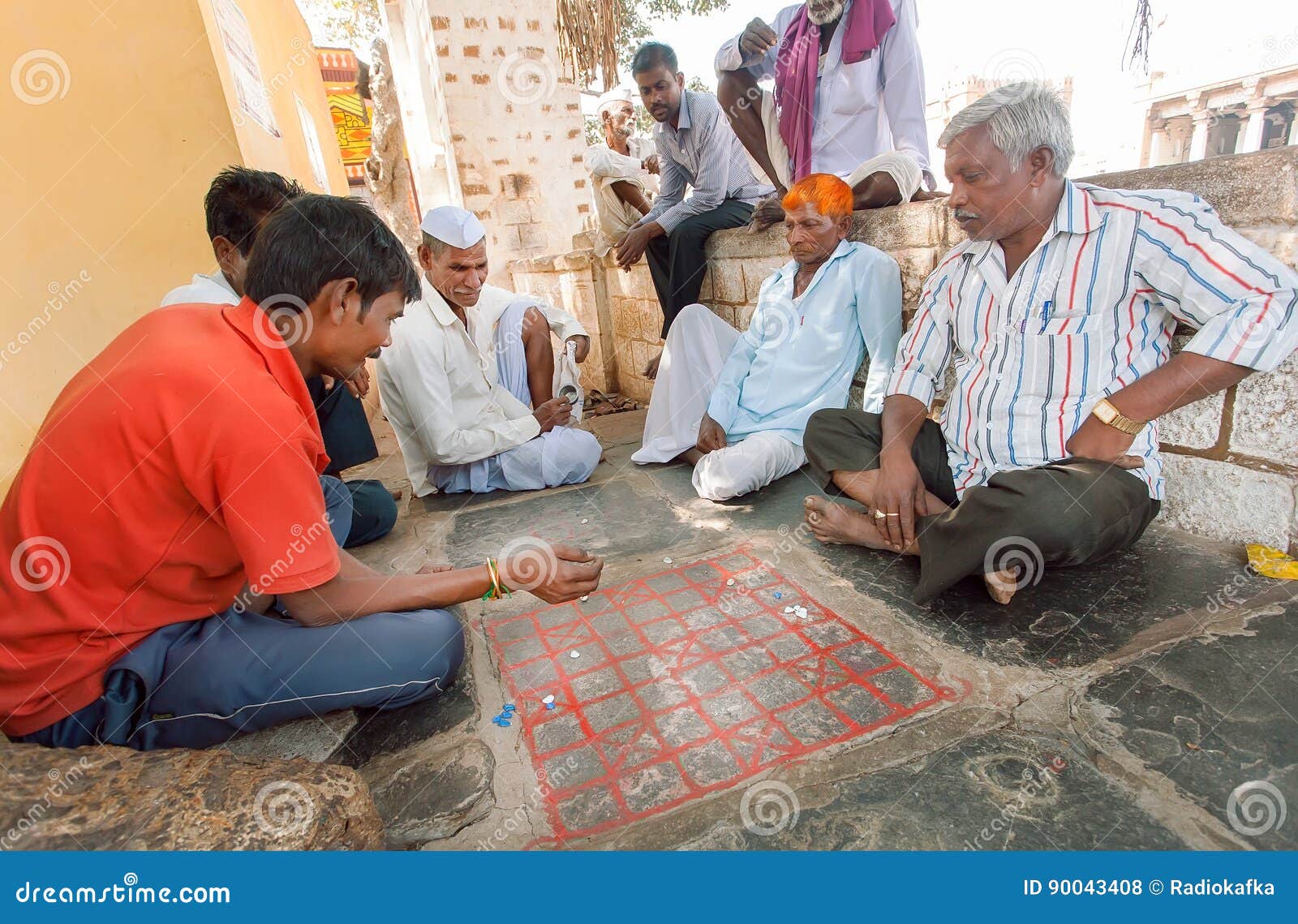 Seniors Playing Indian Board Game Ashta Chamma, Another Name of Ancient ... Seniors Playing Indian Board Game Ashta Chamma, Another Name of Ancient ...