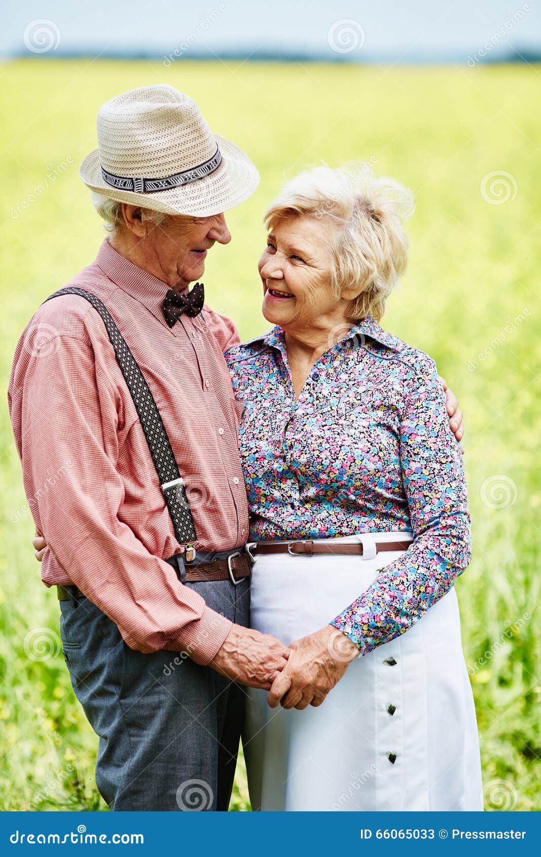 Seniors in Rural Environment Stock Image - Image of caucasian, couple ...