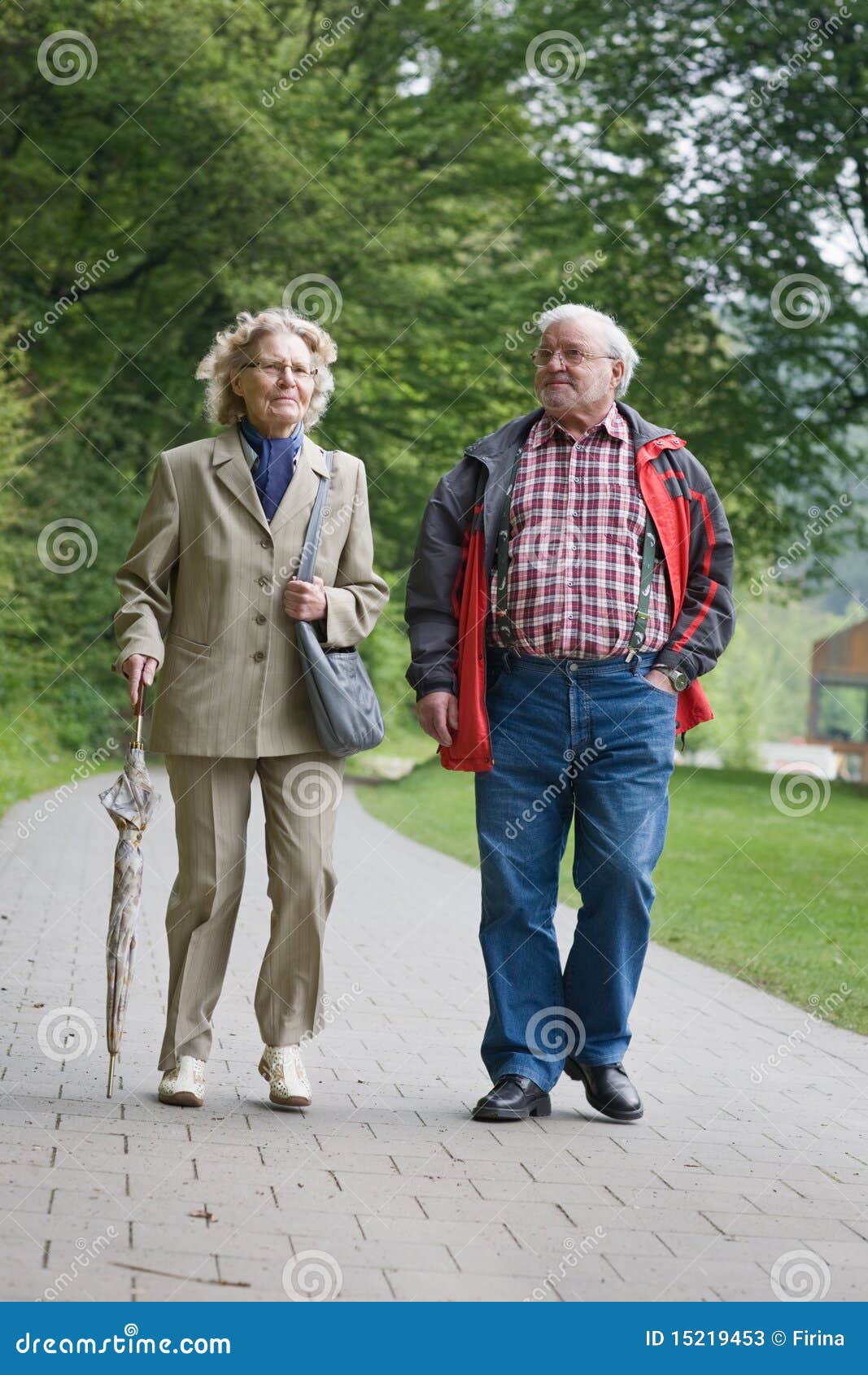 Seniors Walking stock image. Image of park, spring, lifestyles - 15219453