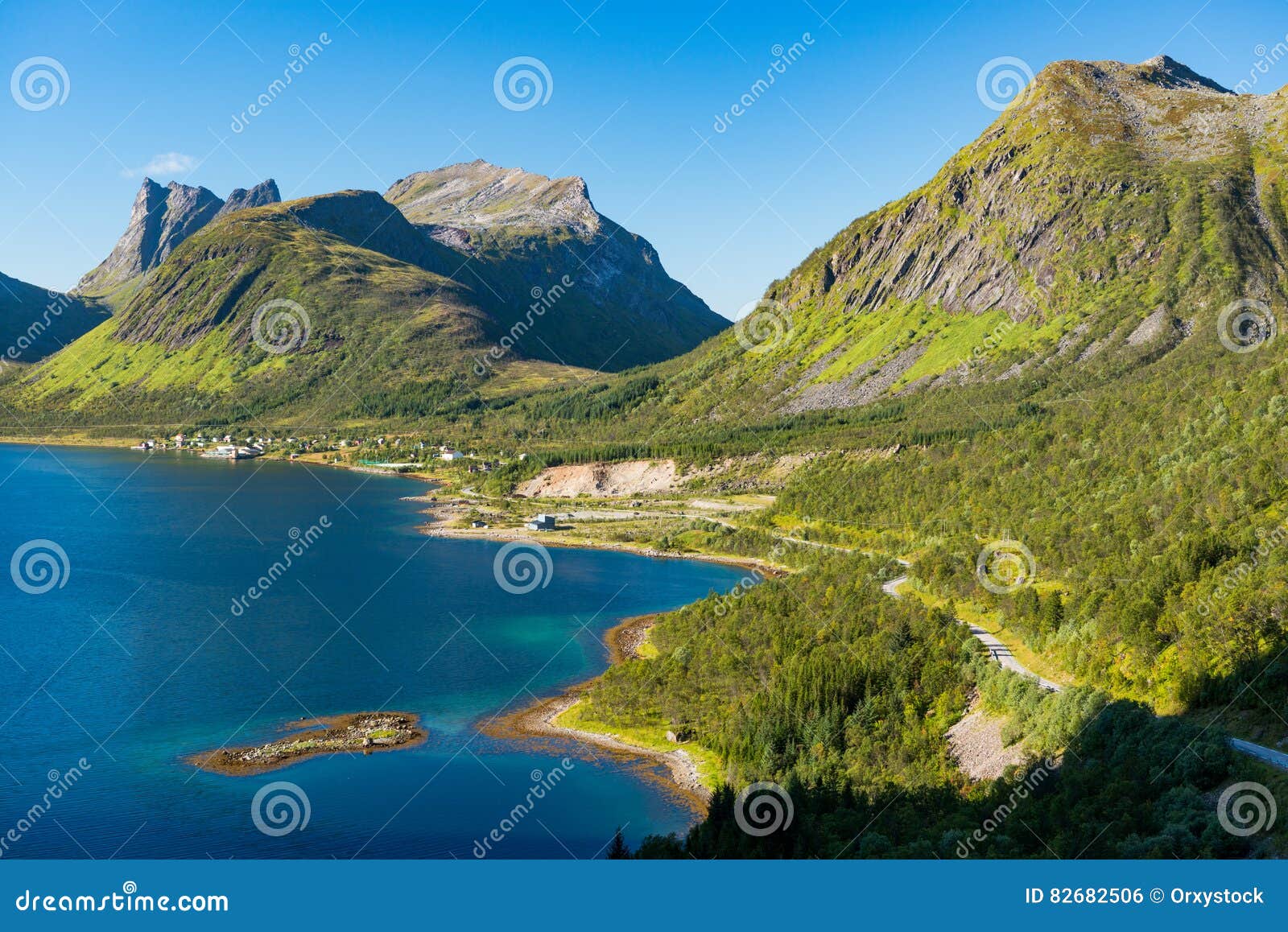 Senja Island, Norway stock photo. Image of hiking, northern - 82682506