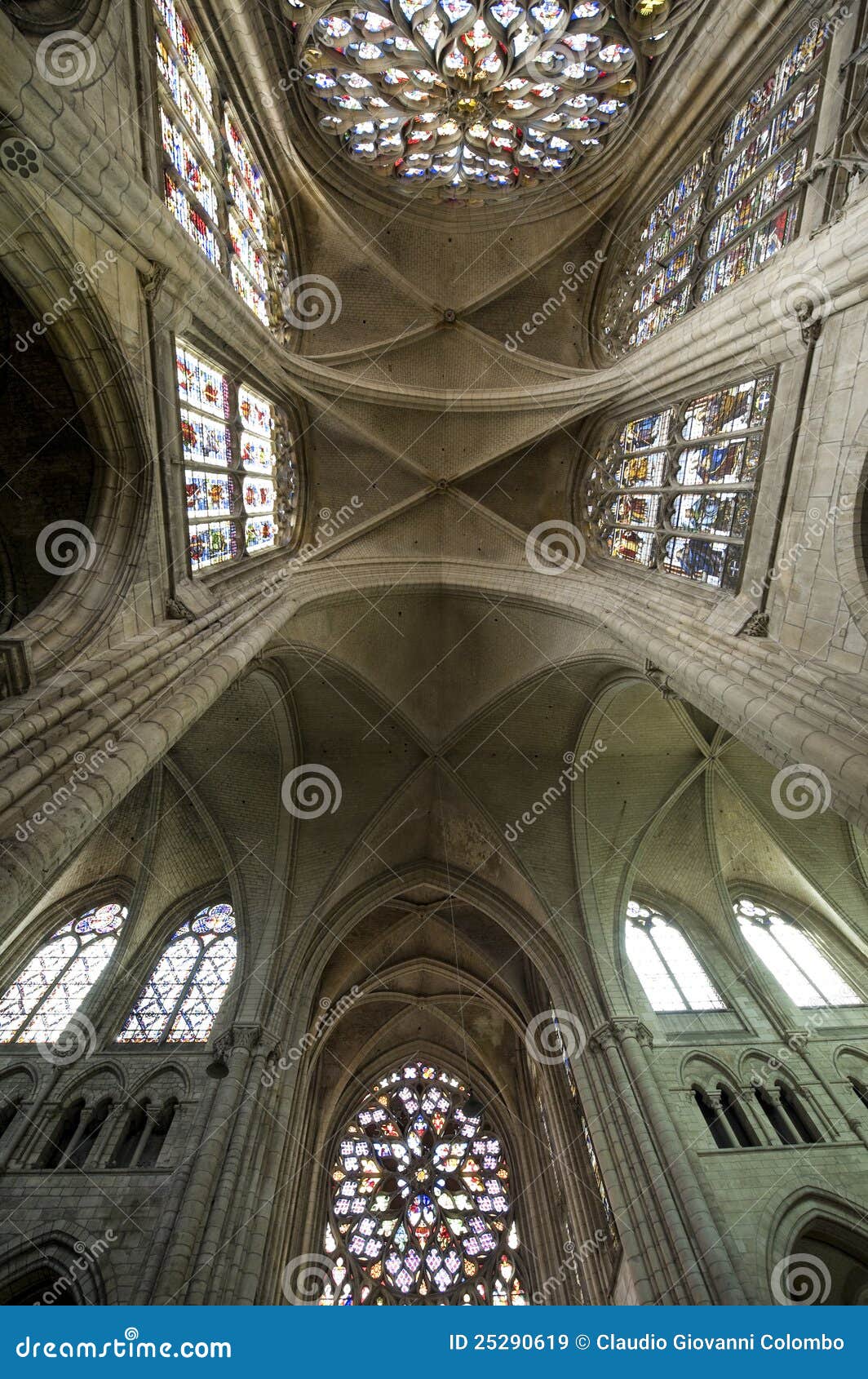 Sens - Cathedral stock image. Image of french, landmark - 25290619