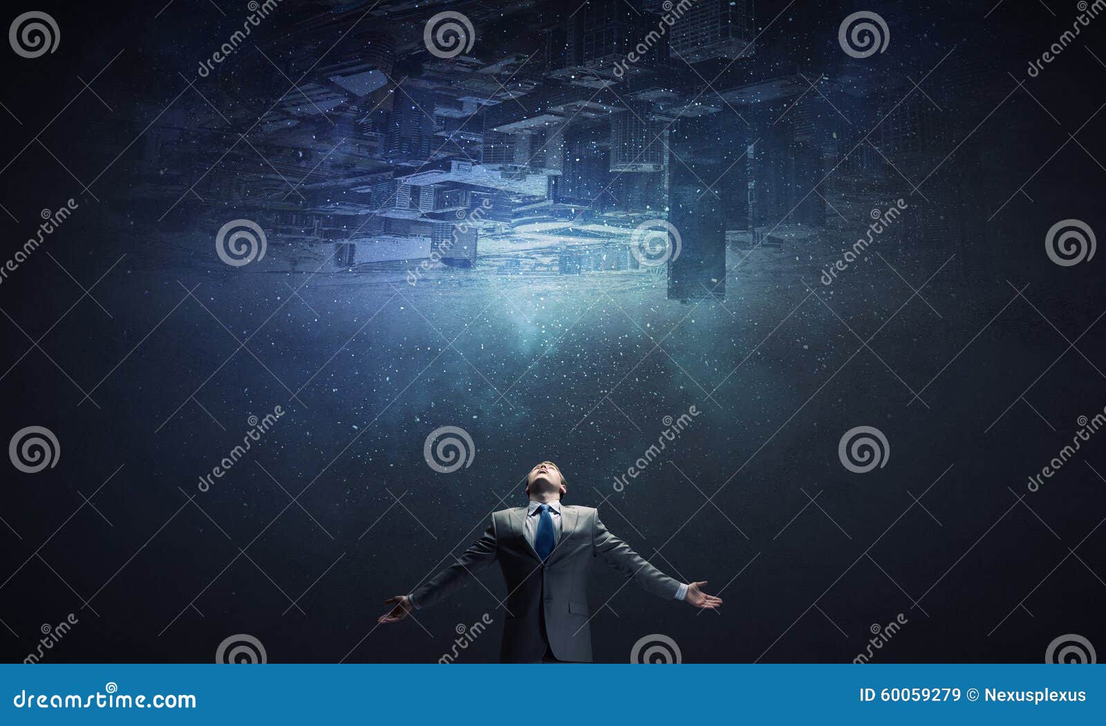 Sensación de su poder imagen de archivo. Imagen de oscuro - 60059279