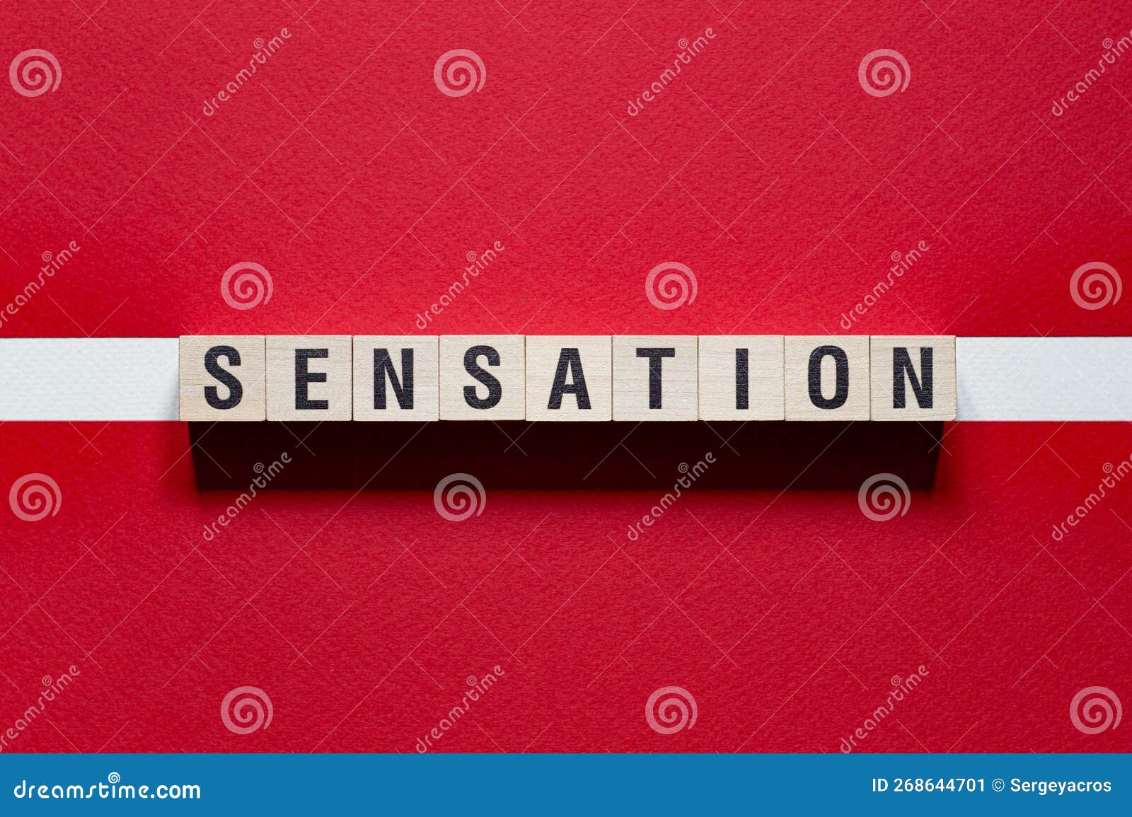 Sensation - Word Concept on Cubes Stock Image - Image of marketing ...