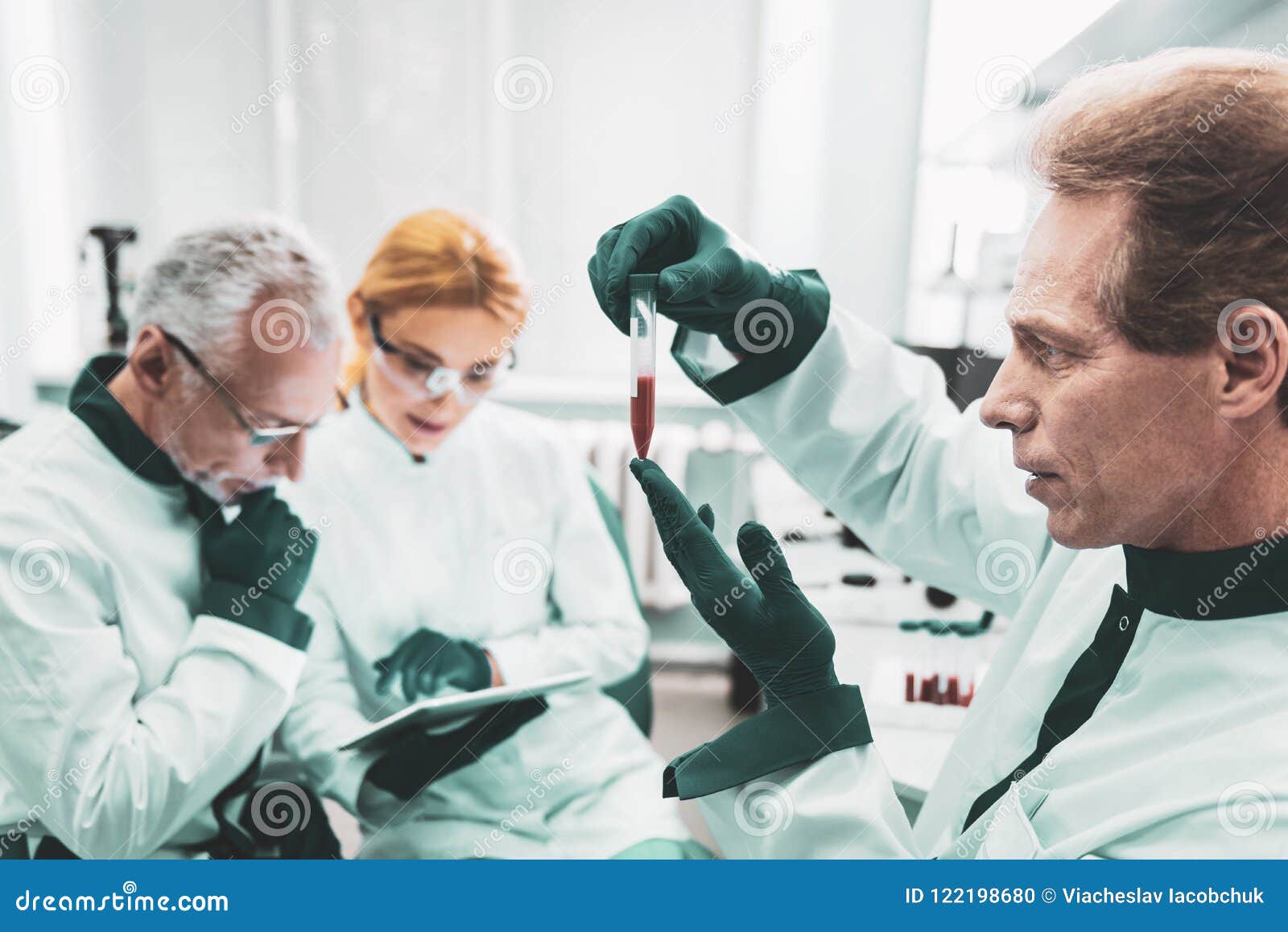 Famous Chemist Completing Sensational Discovery Stock Photo - Image of ...