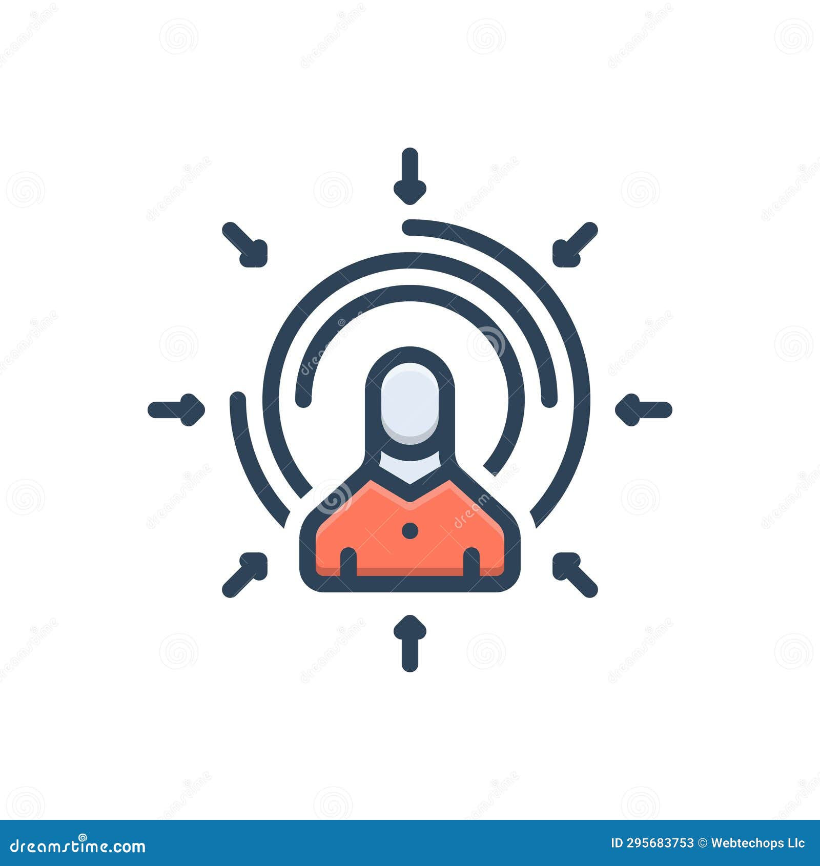 Color Illustration Icon for Sense, Comprehension and Impression Stock ...