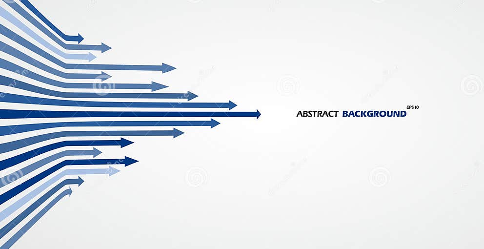 Sense of Perspective Arrows, Vector Illustration Stock Illustration ...