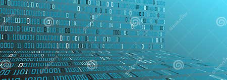 Abstract Technology Binary Code Background.Digital Binary Data and ...