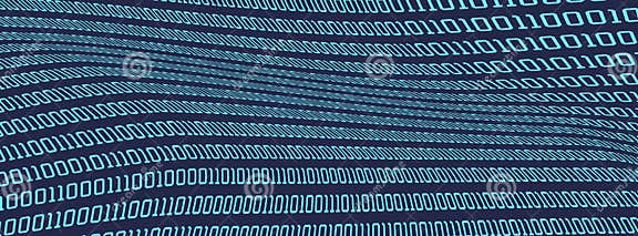 Abstract Technology Binary Code Background.Digital Binary Data and ...