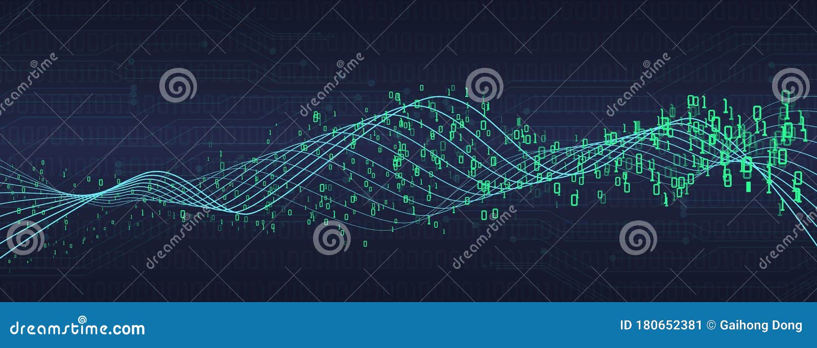 Abstract Technology Binary Code Background.Digital Binary Data and Secure Data Concept with ...