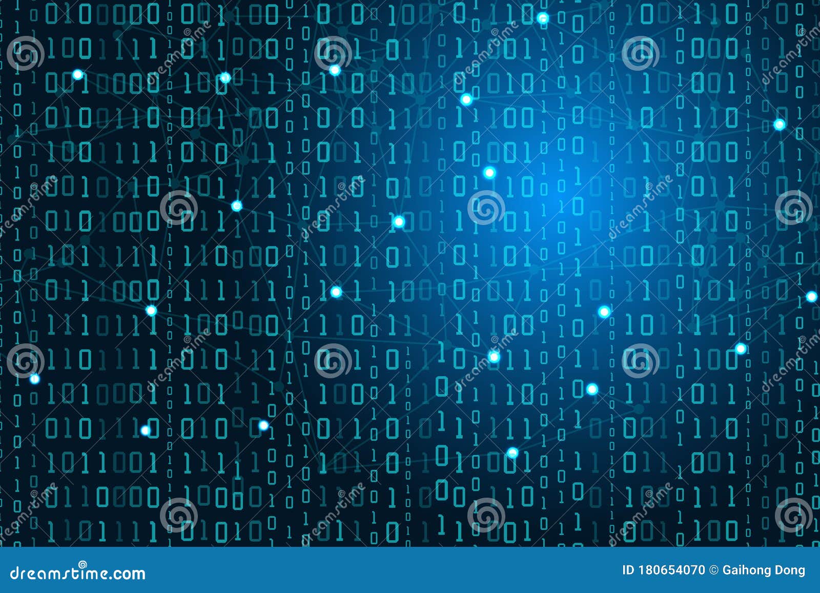 Abstract Technology Binary Code Backgrounddigital Binary Data And Secure Data Concept With