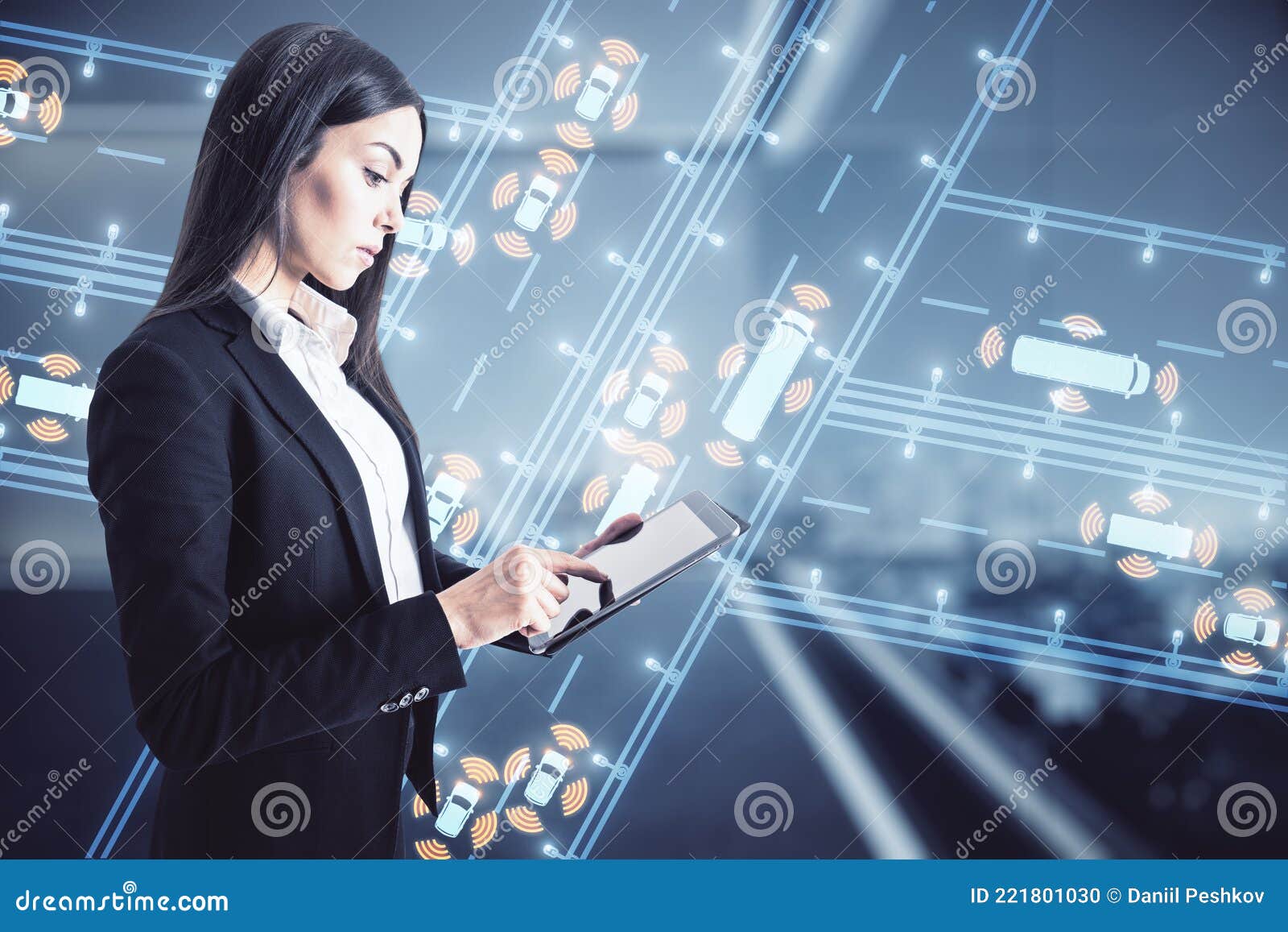 Sensing System And Wireless Communication Network Of Vehicle Concept ...
