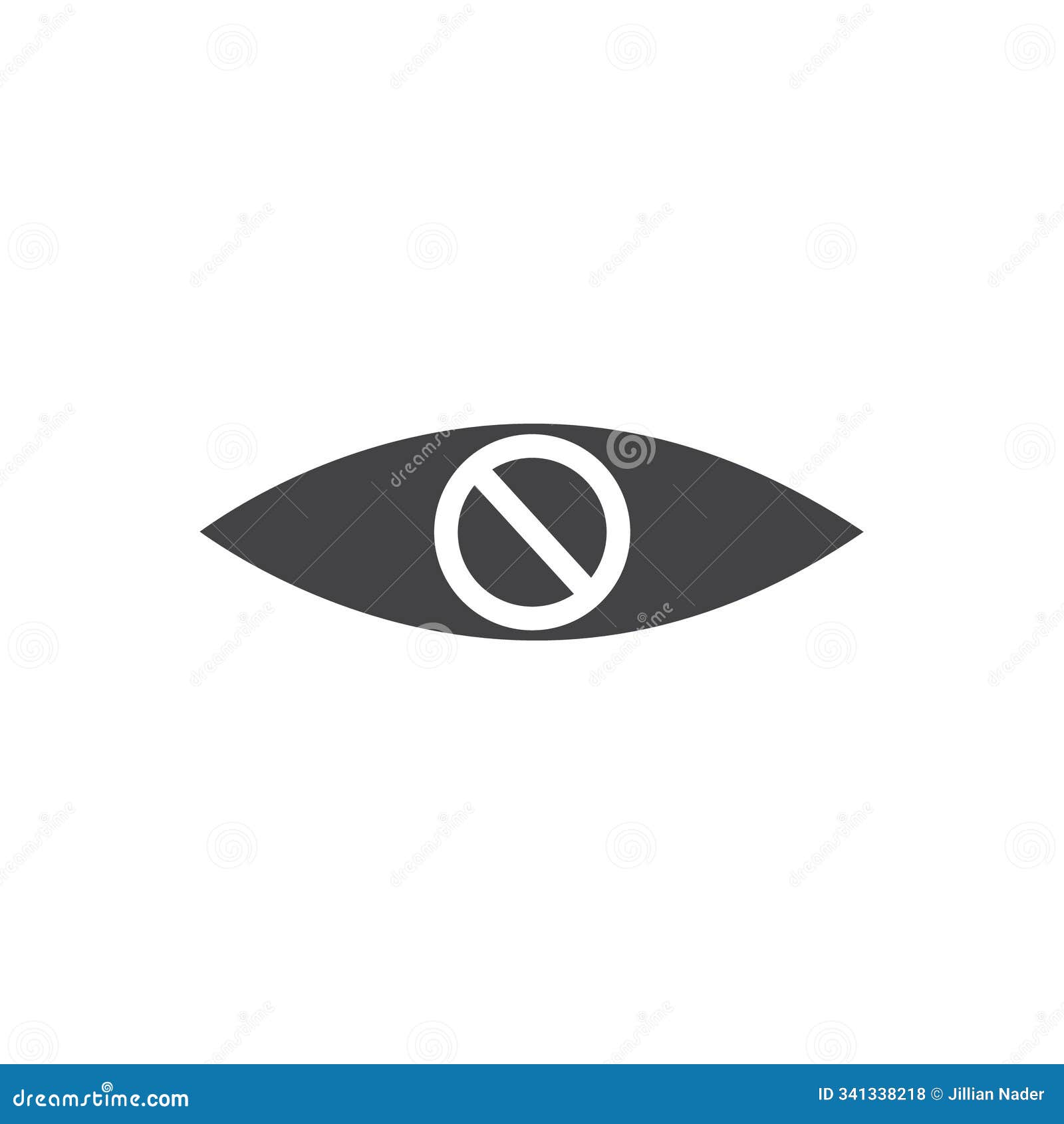 Sensitive Content Icon Flat Simple Outline Set Stock Illustration ...