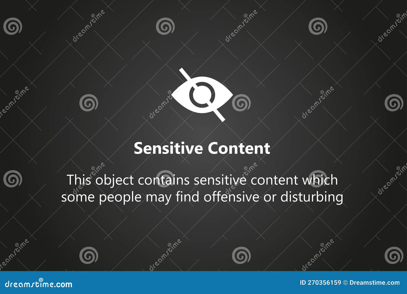 Sensitive Content Vector Icon Set. Explicit or Inappropriate Content ...