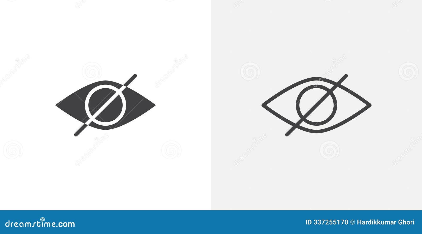 Sensitive Contentline in Thin Line Black Color. Flat Simple Vector ...