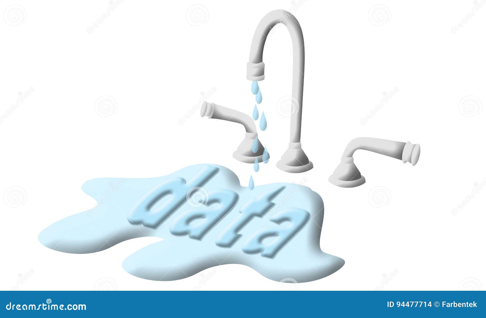 Sensitive and Personal Data Leak. Stock Vector - Illustration of flat ...