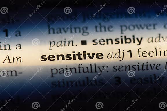 Sensitive stock image. Image of page, writing, paper - 126618297