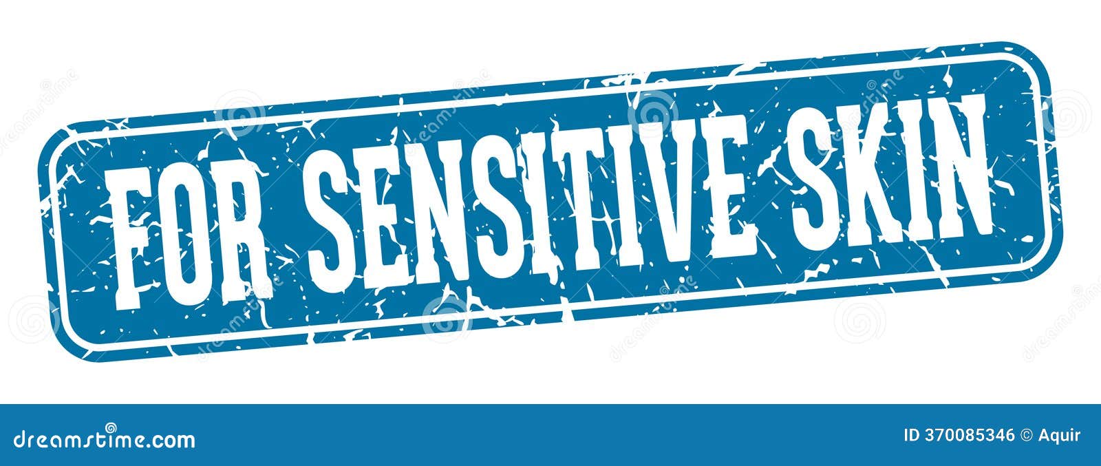 For Sensitive Skin Icon Black And White Vector Outline Sign ...