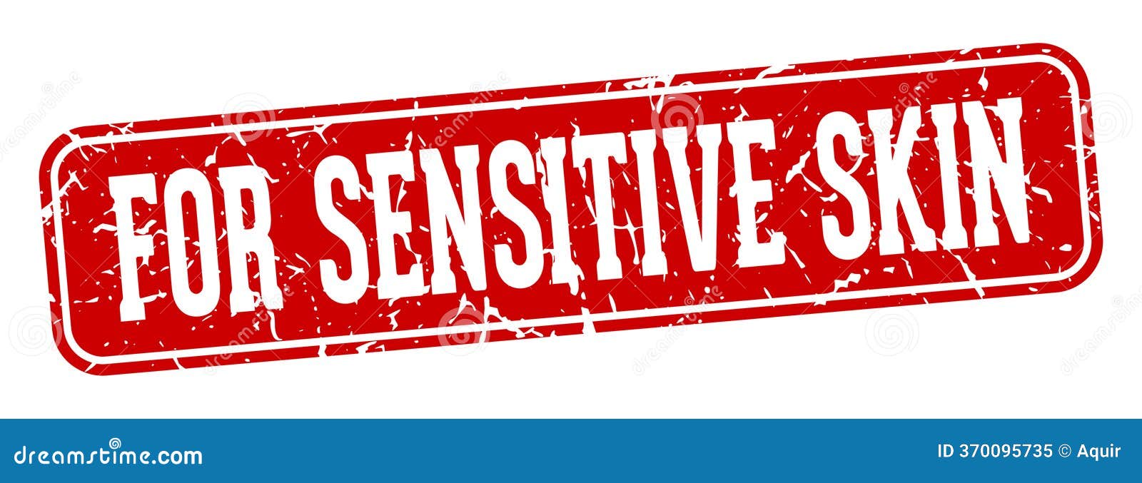 For Sensitive Skin Icon Black And White Vector Outline Sign ...