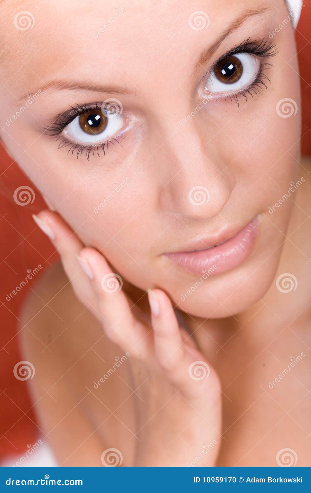 Sensitive woman stock photo. Image of facial, body, adult - 10959170