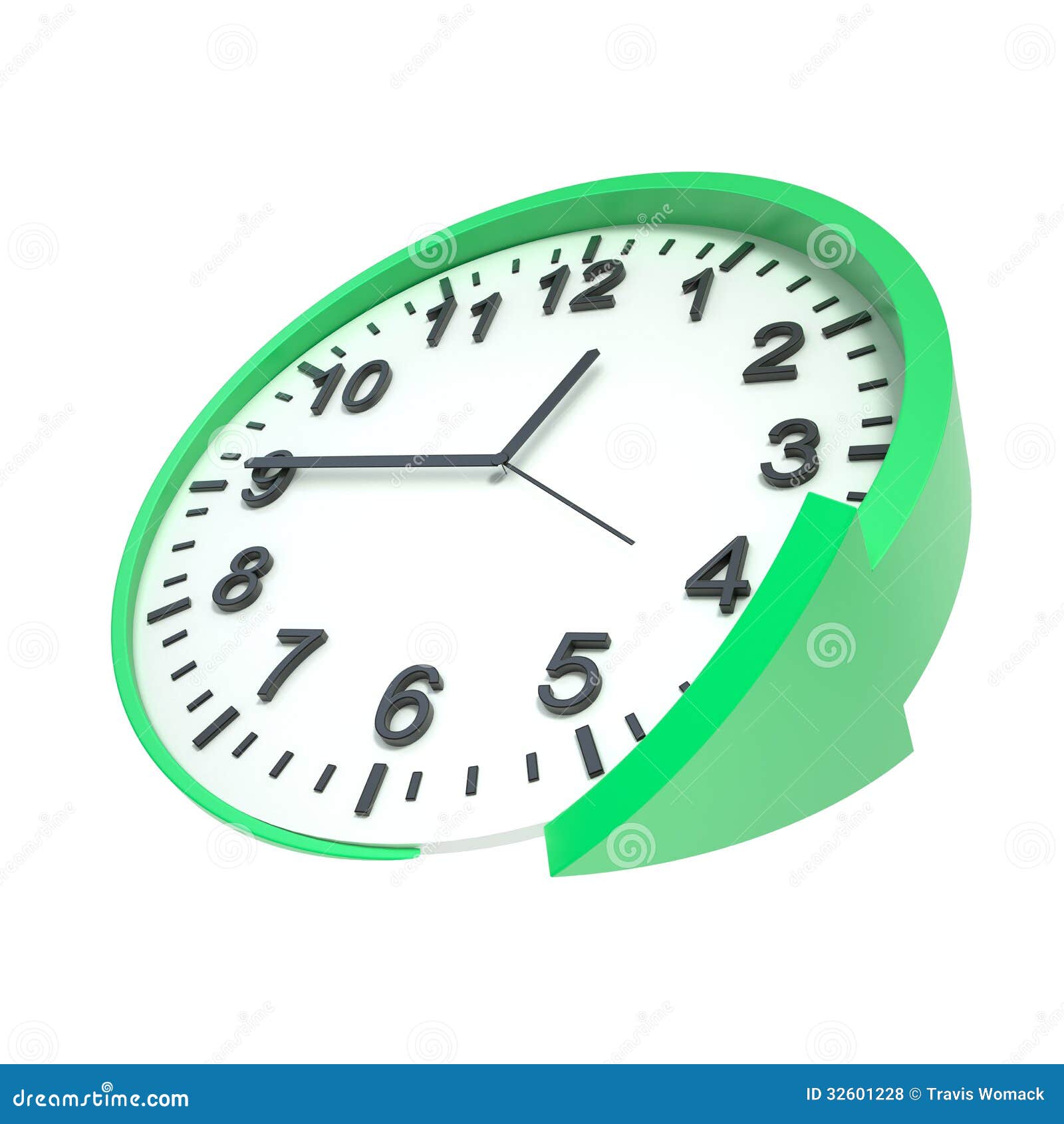 In senso orario illustrazione di stock. Illustrazione di figura - 32601228