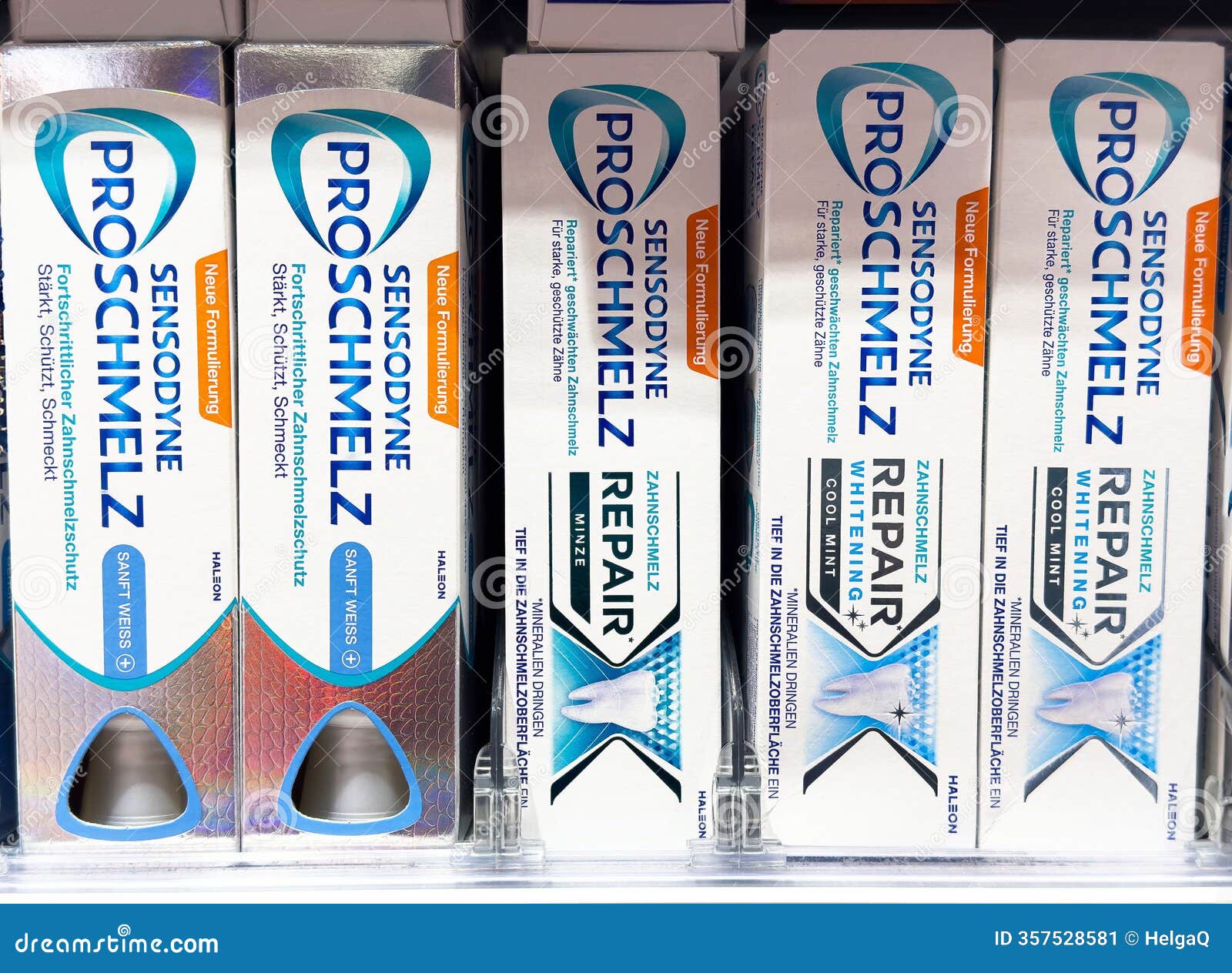 Sensodyne Proschmelz Repair Toothpaste on Store Shelf Editorial Photo ...