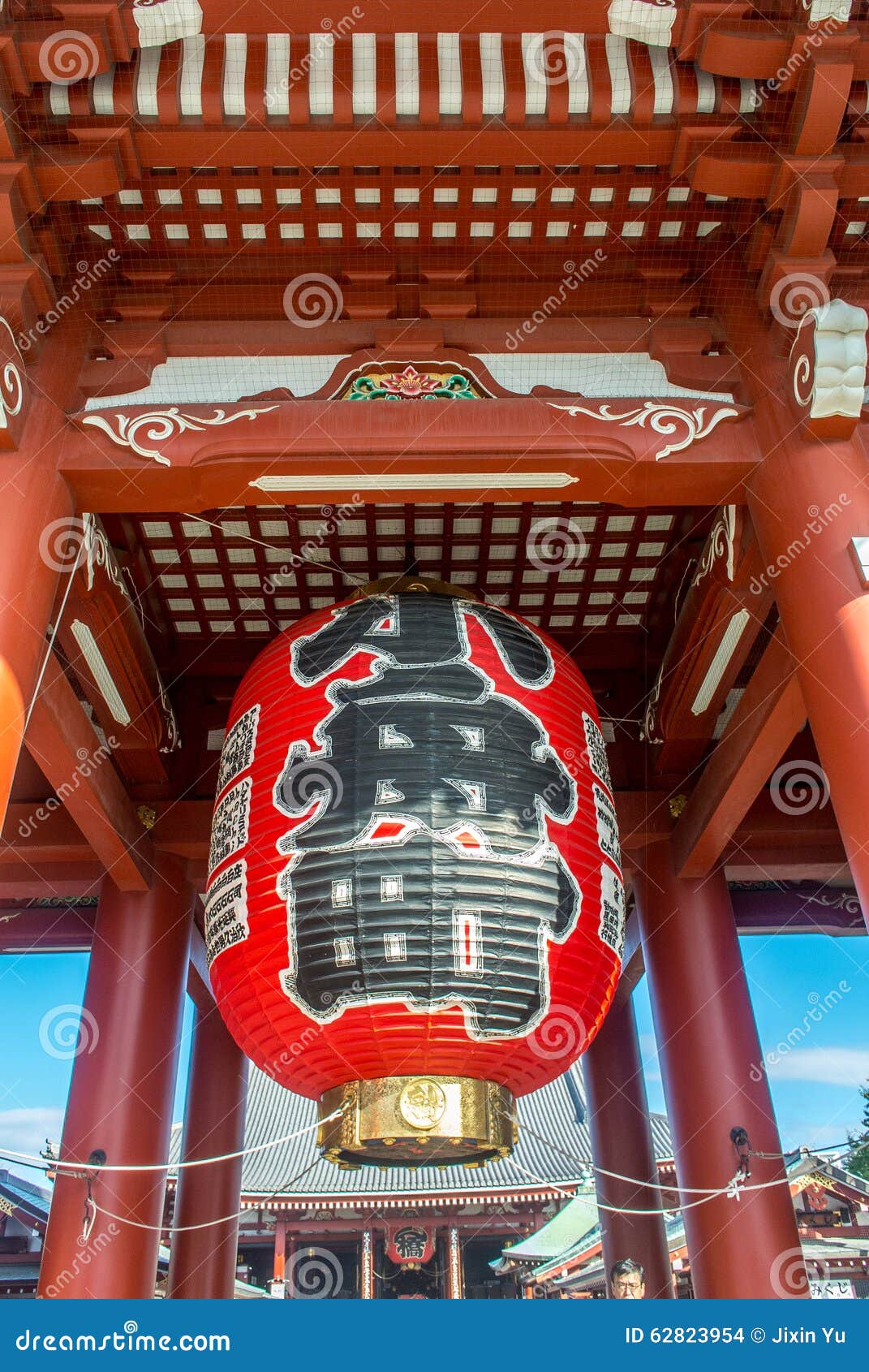 Sensoji temple stock photo. Image of sightseeing, ornate - 62823954