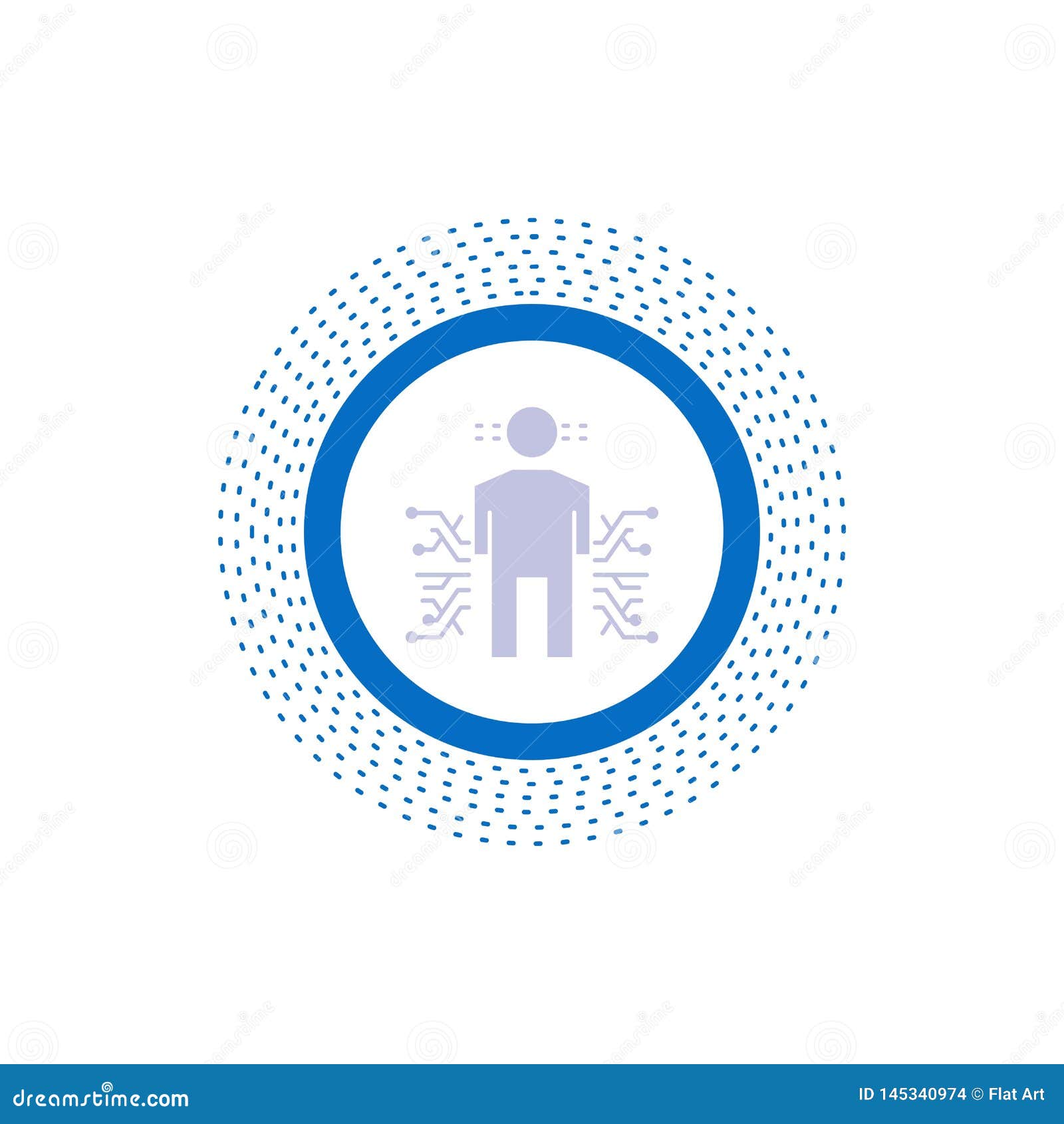 Sensor, Body, Data, Human, Science Glyph Icon. Vector Isolated ...