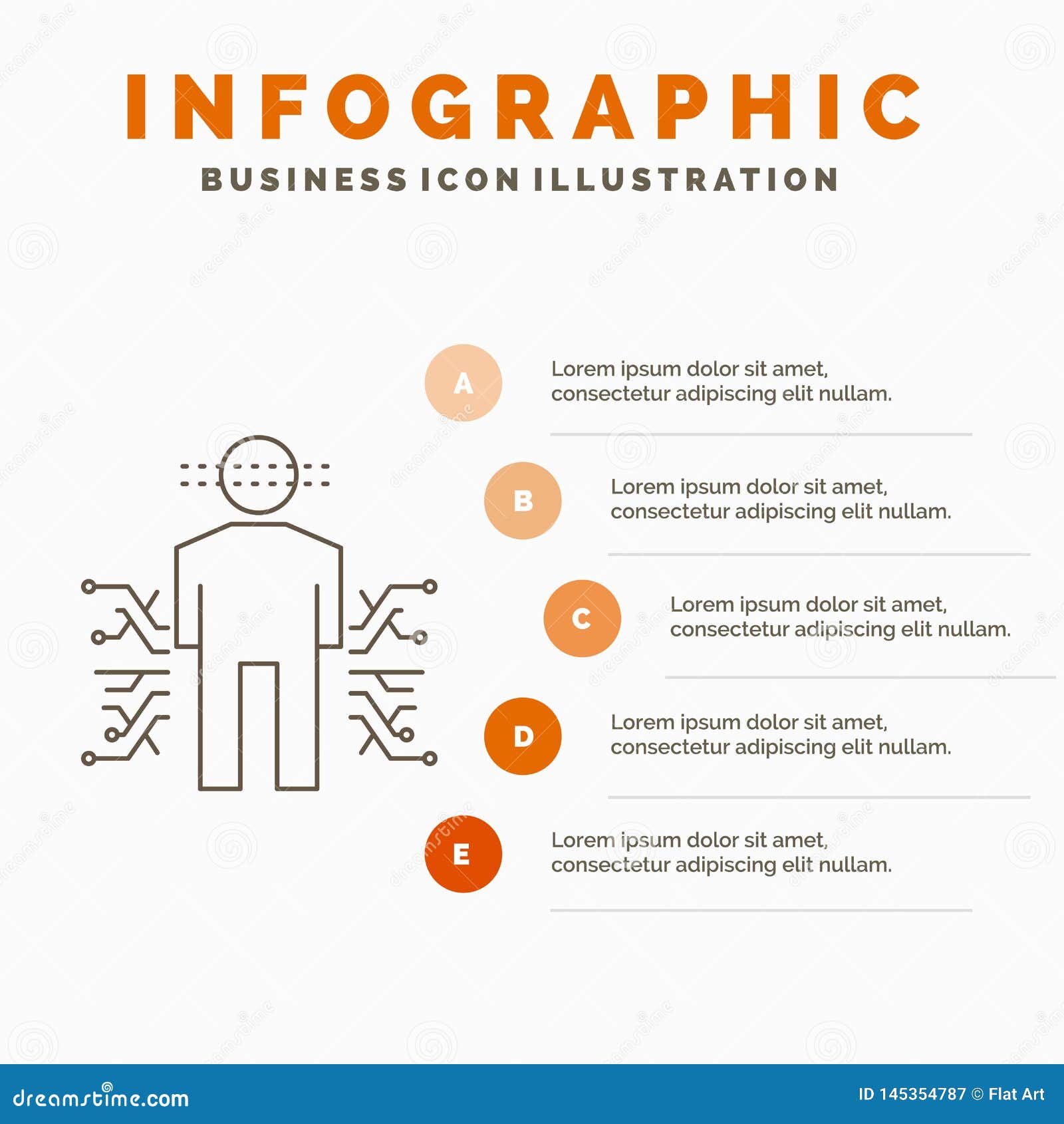 Sensor, Body, Data, Human, Science Infographics Template for Website ...