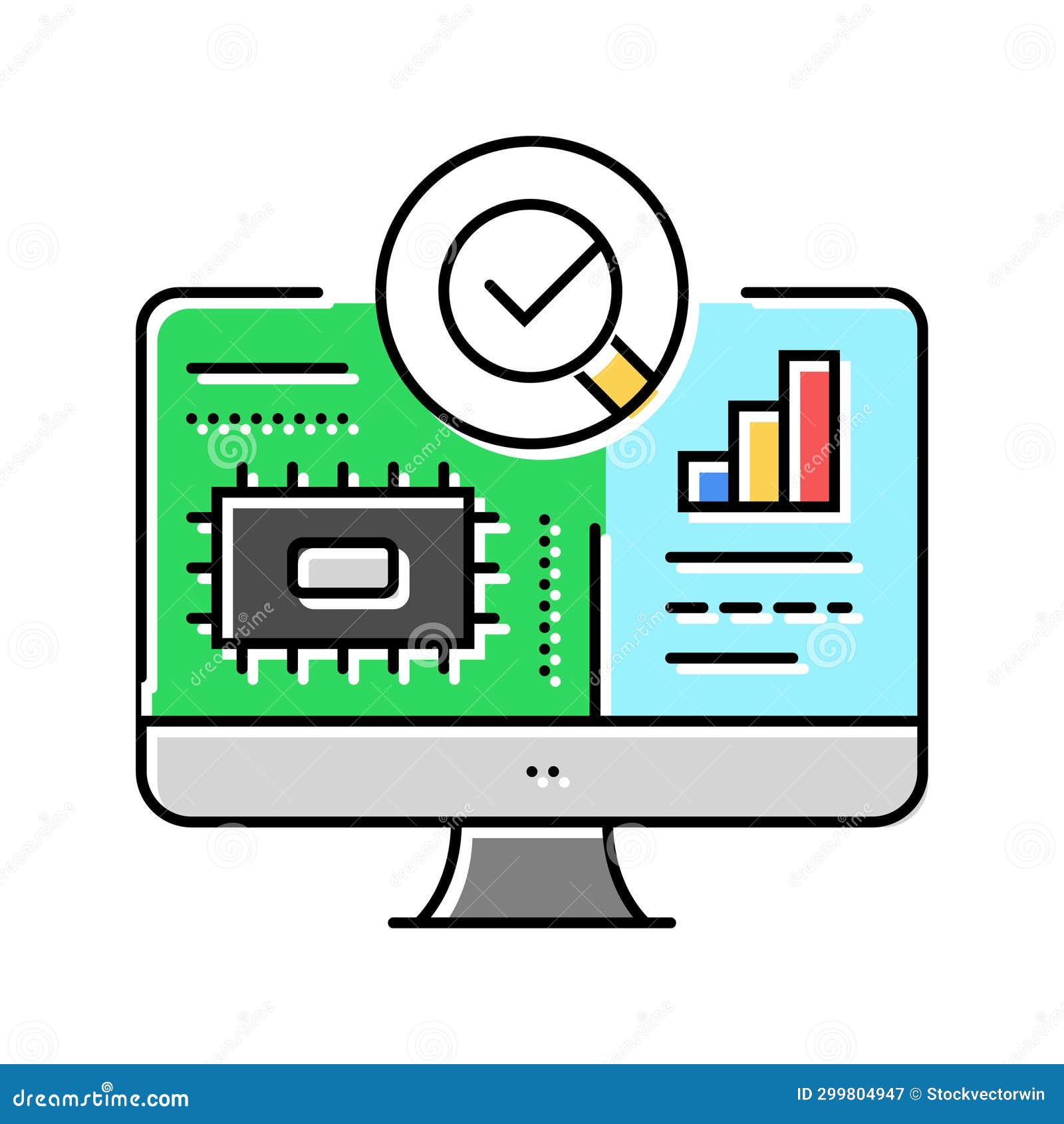 Sensor Calibration Electronics Color Icon Vector Illustration Stock ...