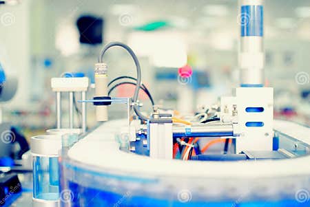 Sensor in Factory Automation Stock Image - Image of inspect, sensor ...