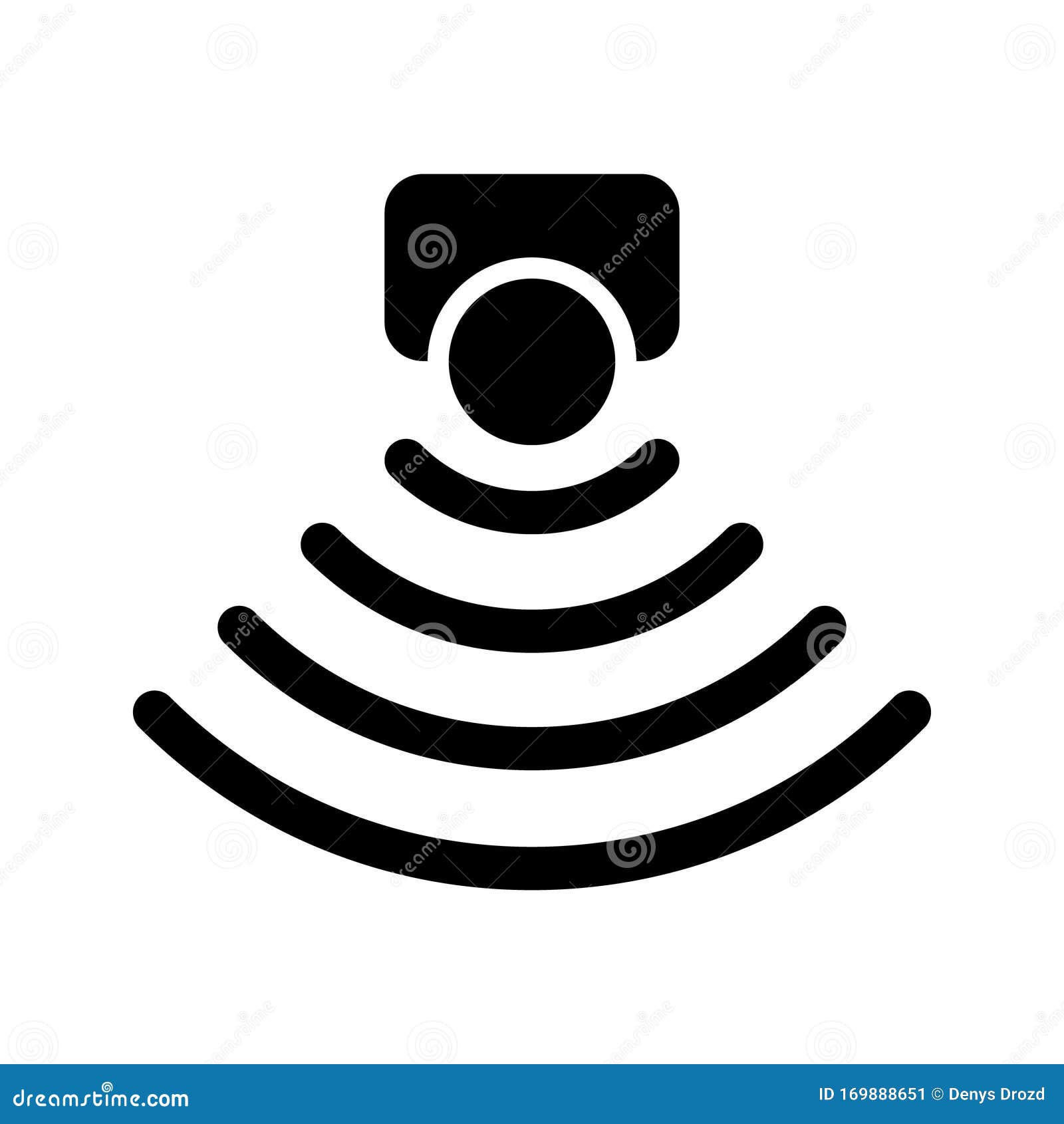 Sensor Icon Monochrome Style Design From Machine Learning Collection