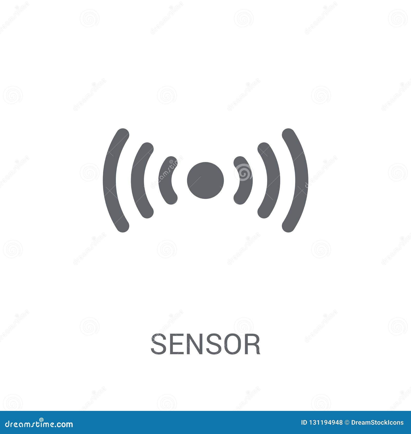 Sensor Icon. Trendy Sensor Logo Concept on White Background from Stock ...