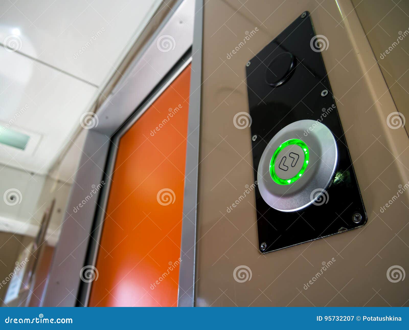 Sensor for Opening the Automatic Entrance Door of the Train Car Stock ...