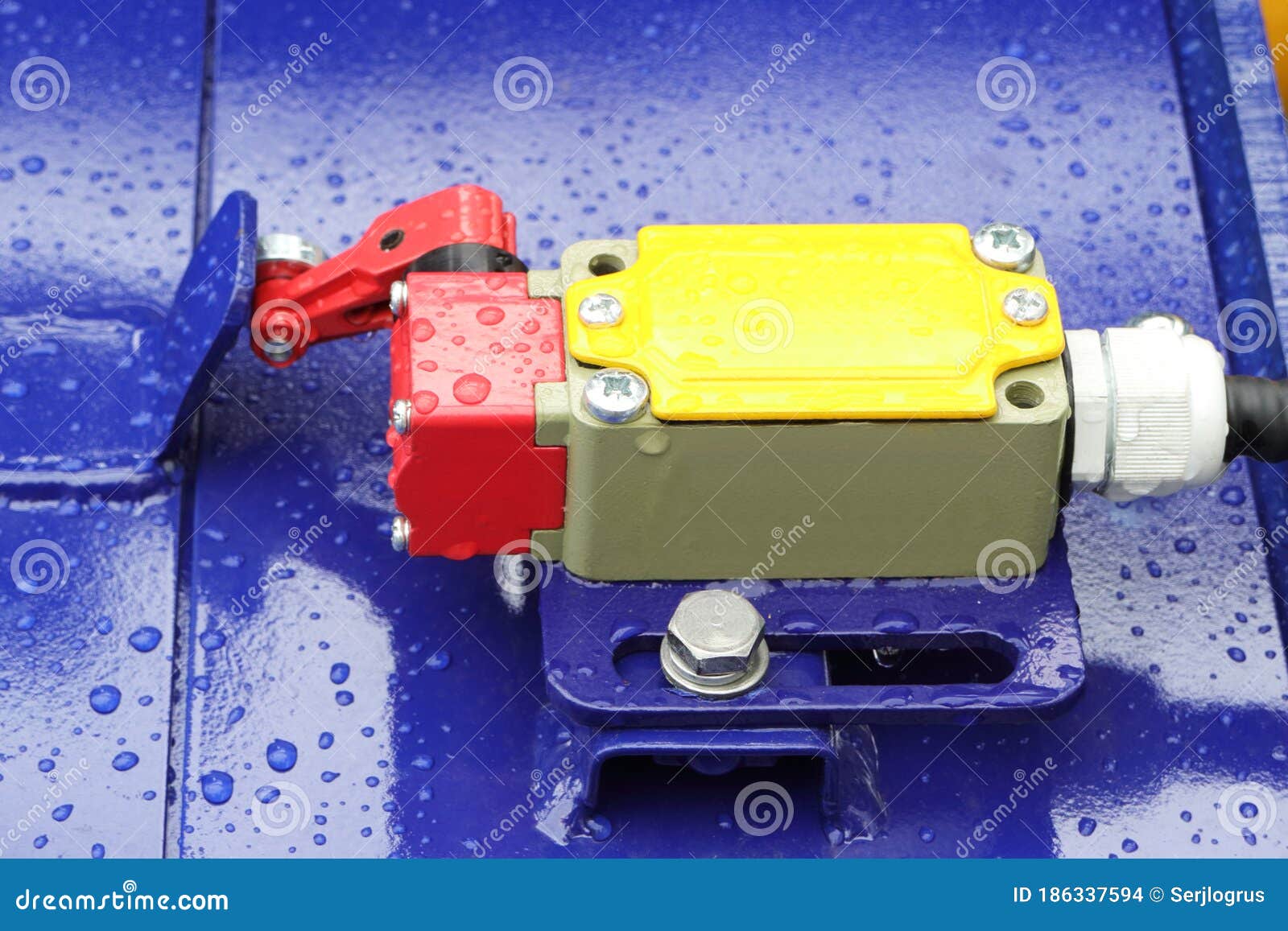 Sensor. Position Sensor. Limit Switch Stock Photo - Image of industrial ...