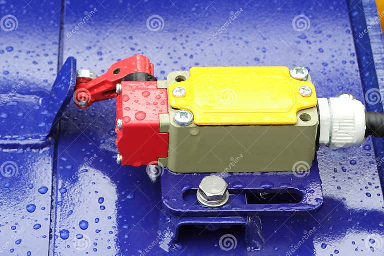 Sensor. Position Sensor. Limit Switch Stock Photo - Image of industrial ...