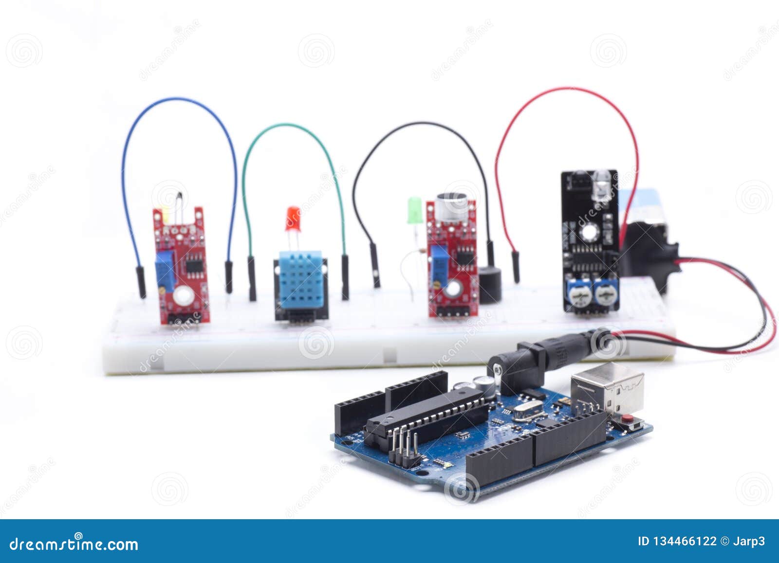 Sensor Quatro Para O Arduino Foto de Stock - Imagem de sensor, negativo ...