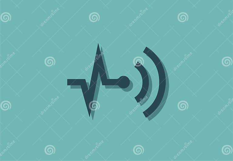 Sensor Symbol Silhouette Vector Stock Vector - Illustration of ...