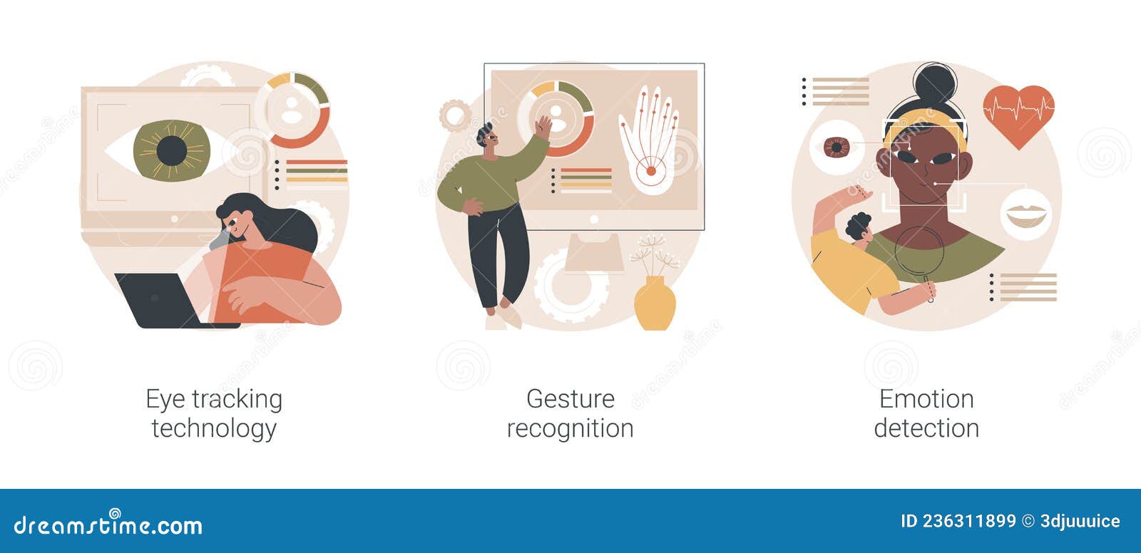 Sensor Technology Abstract Concept Vector Illustrations. Stock Vector ...