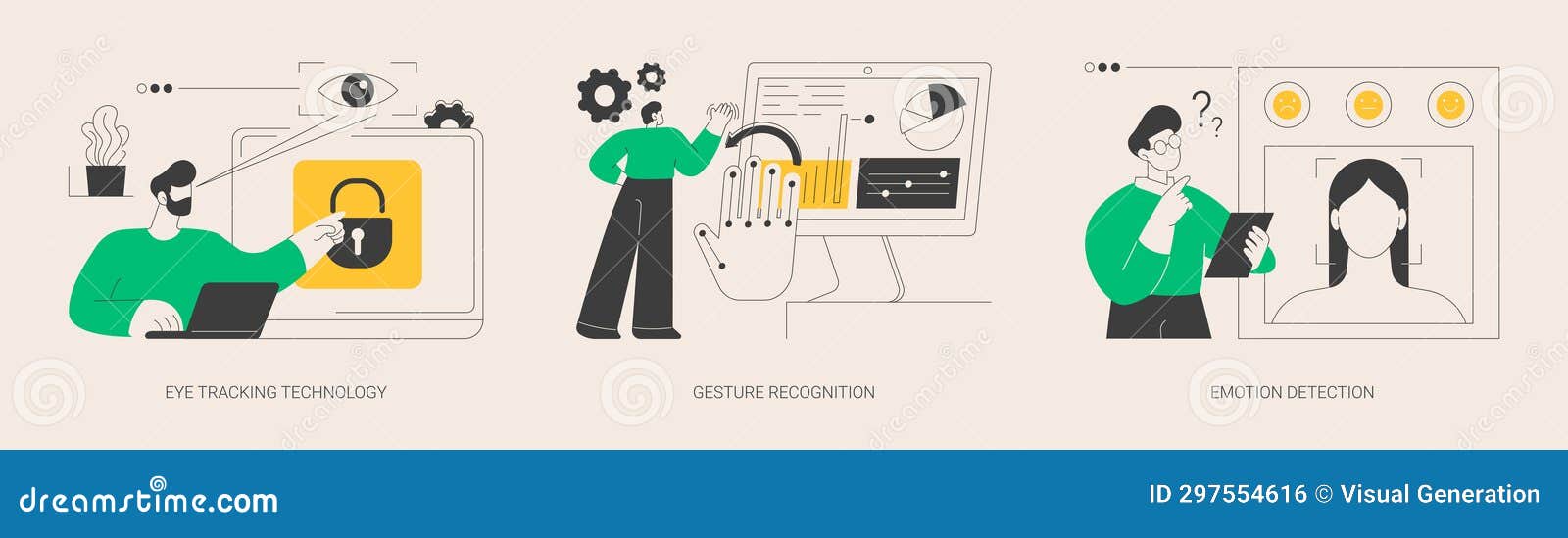 Sensor Technology Abstract Concept Vector Illustrations. Stock ...