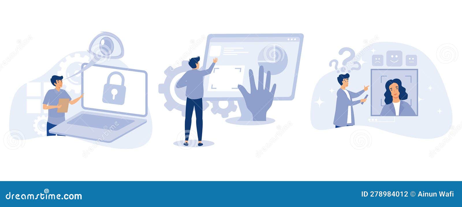 Sensor Technology Concept , Eye Tracking Technology, Gesture ...