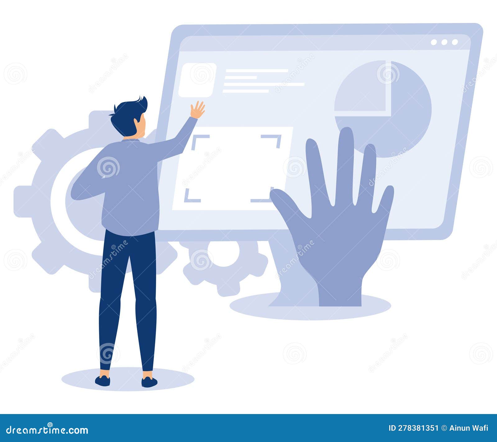 Sensor Technology Concept, Hands-free Control, Motion Sensing Device ...